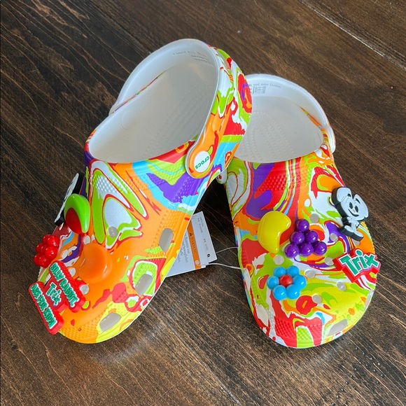 Shoes | Colorful Kids Clogs With Fun Charms | Poshmark